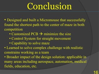 Micromouse Presentation no video | PPTX