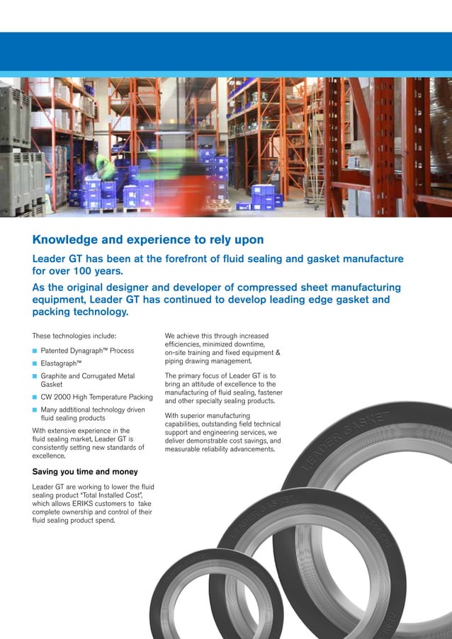 Sealtec Metallic Gaskets from ERIKS | PDF