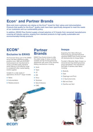 ERIKS Flow Control - Leading the Way in Valve Technology | PDF