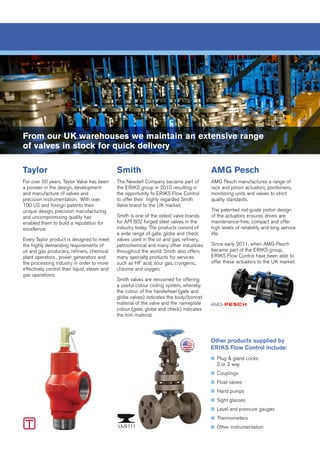 ERIKS Flow Control - Leading the Way in Valve Technology | PDF