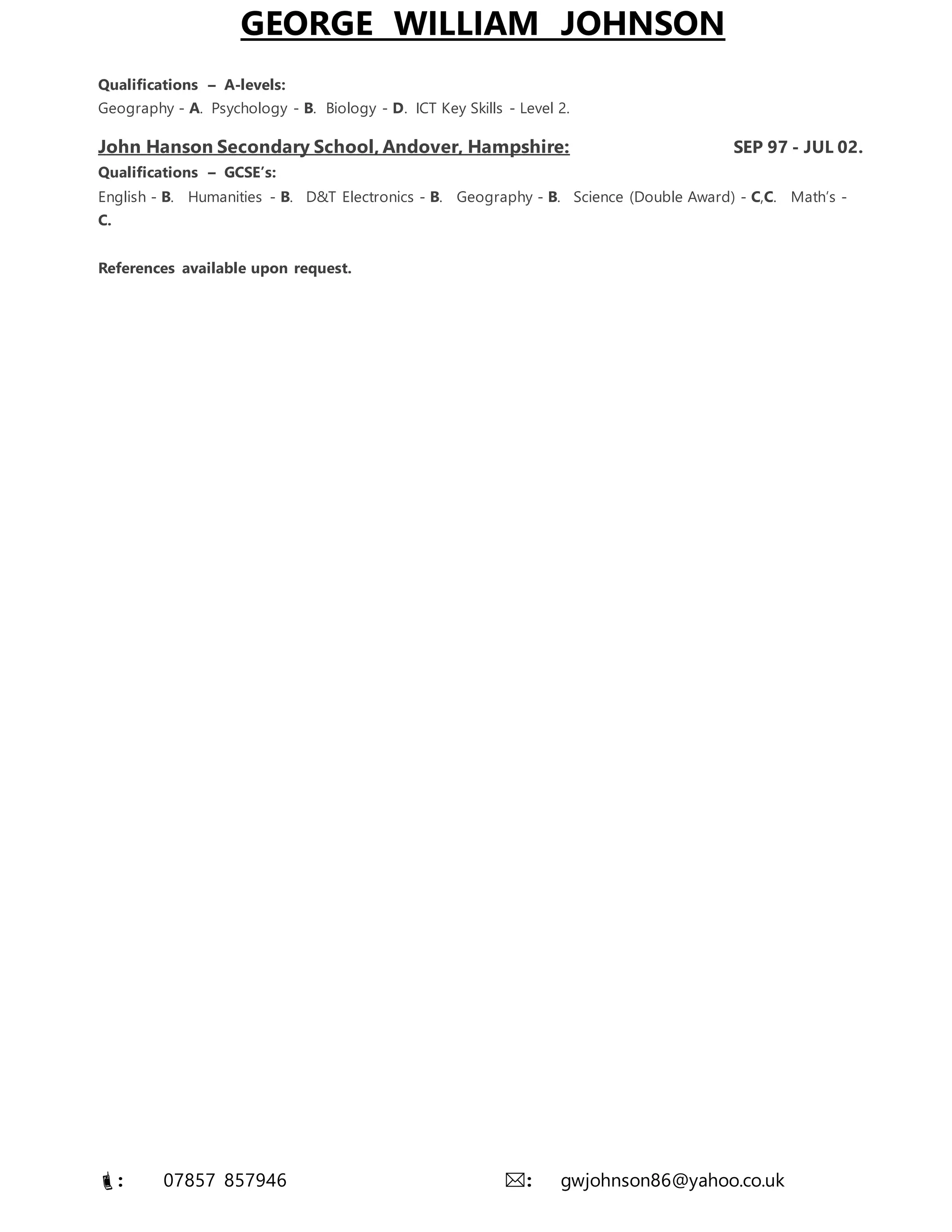 GWJohnson CV 2016 | DOCX