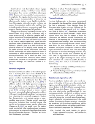 LearnSmart adaptive teaching and student learning effectiveness An ...