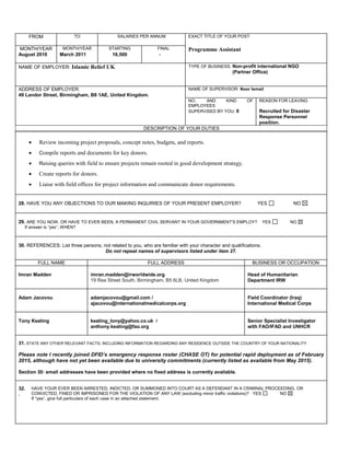 Nicholas Jones P11 Form | PDF