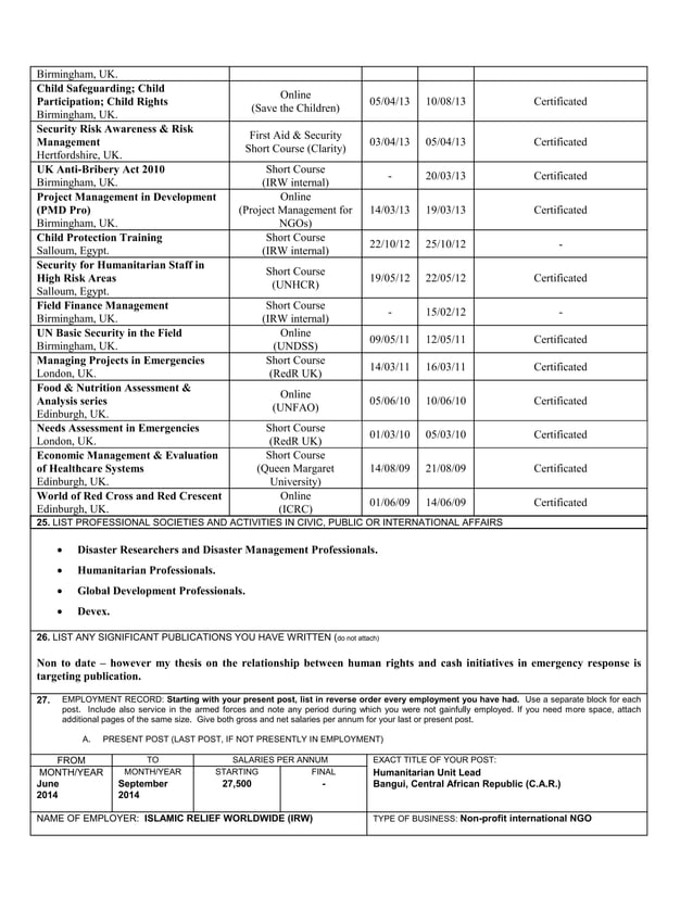 Nicholas Jones P11 Form | PDF | Resume Writing and Advice | Job Search