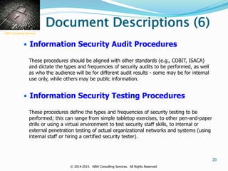 SMBs - Hierarchy of Business-Security Documents 2015-11 | PPT