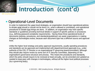 SMBs - Hierarchy of Business-Security Documents 2015-11 | PPT