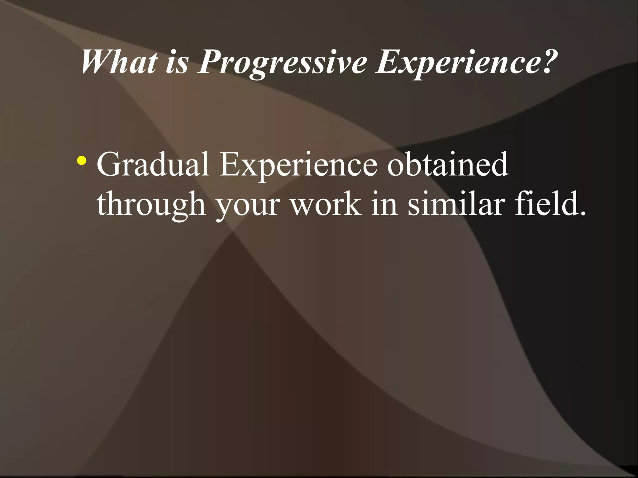 PERM Labor Certification EB2 Experience Requirements. | PPT