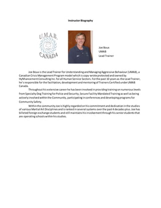 Umab Bio1 JoeB | DOCX