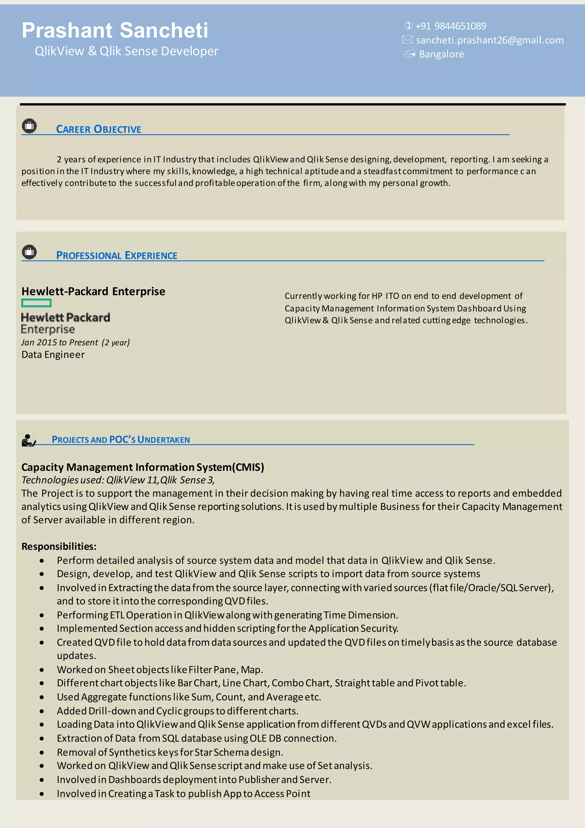 prashat resume | DOCX