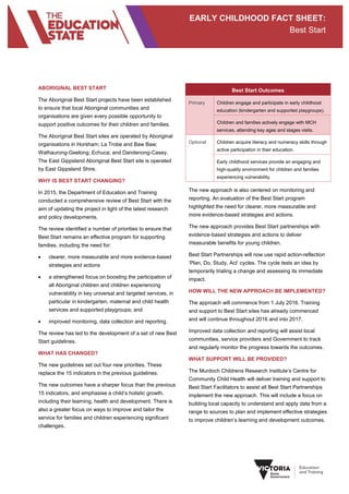 Best Start Fact sheet | PDF