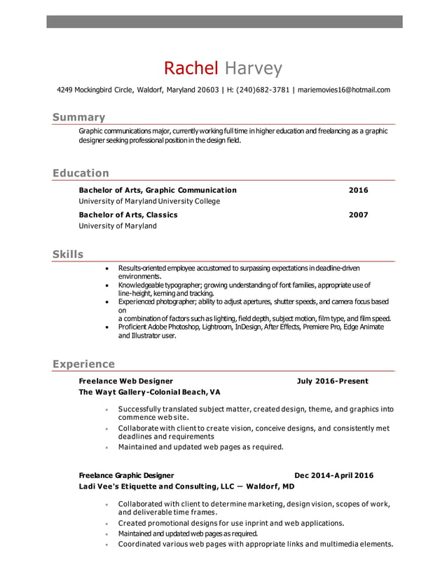Rachel Harvey.Resume.Sept2016 | DOCX