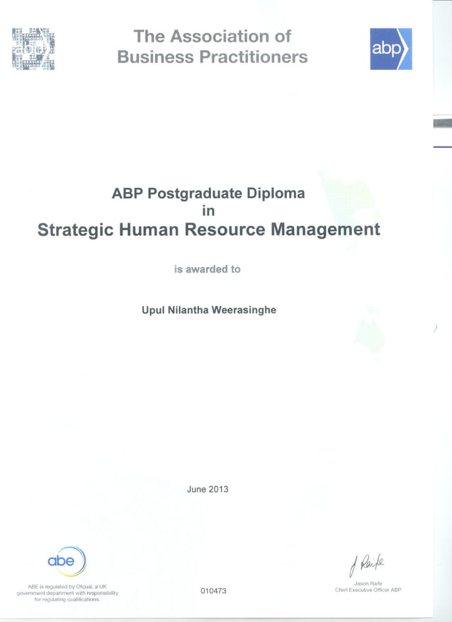 ABP Postgraduate Diploma | PDF
