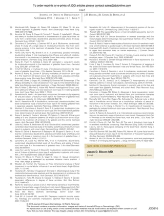 Bloom_2016_Cosmetic Use of AbobotulinumtoxinA in Men | PDF