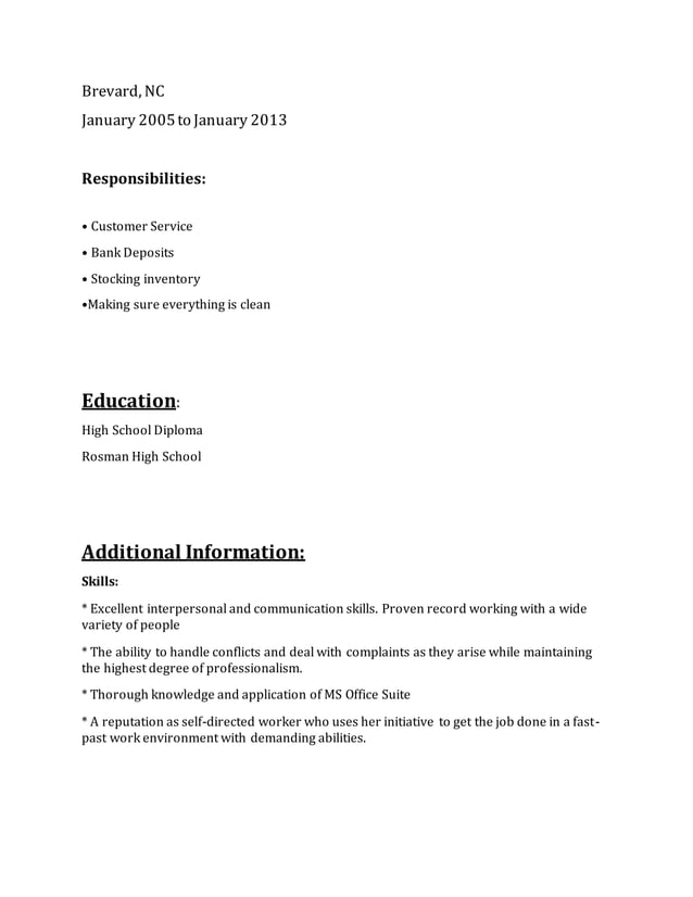 Megan Broms Resume 2015 | PDF