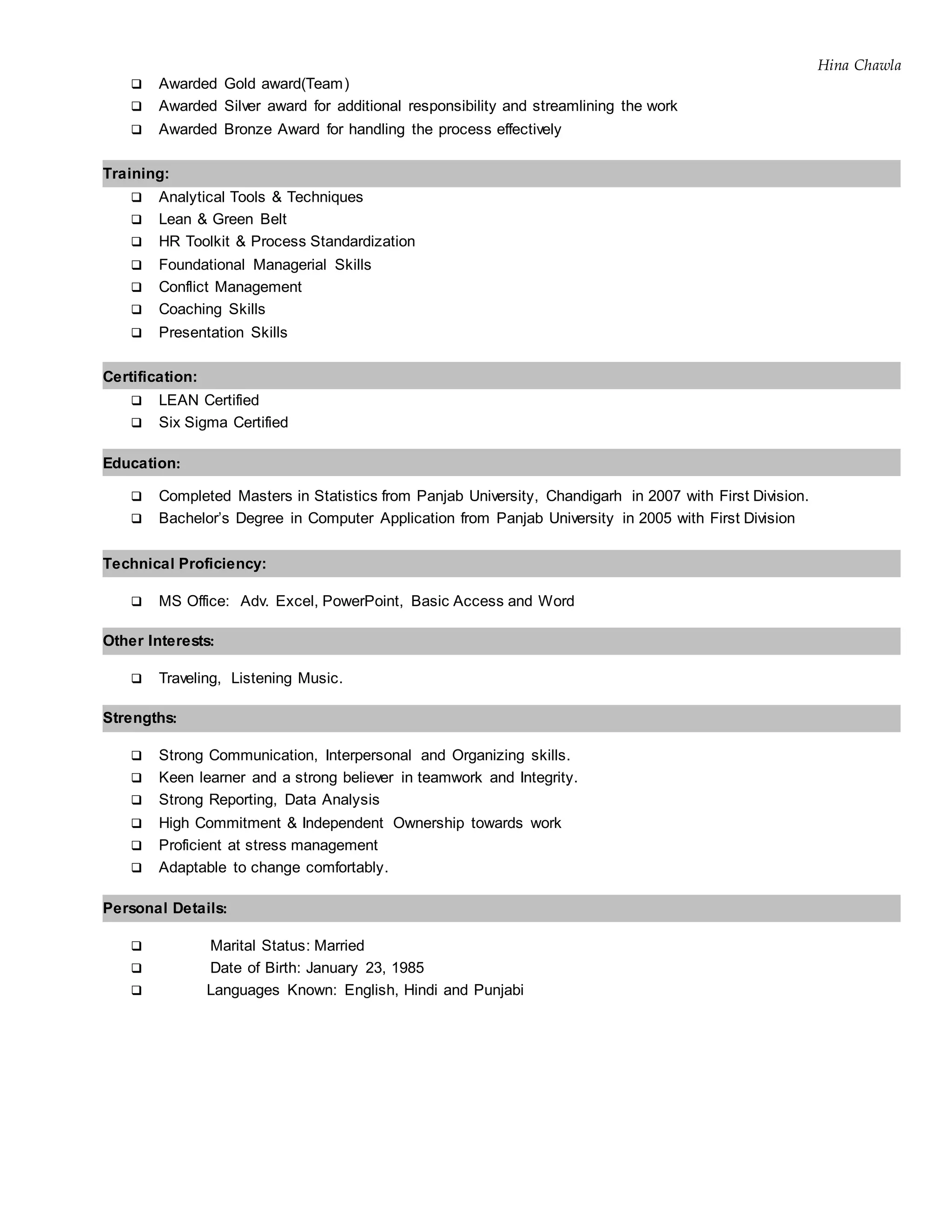 Resume-Hina Chawla | DOCX