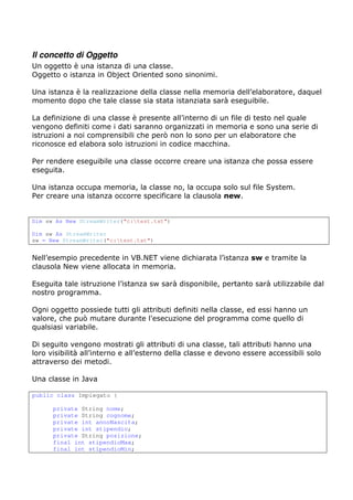 Object Oriented Programming | PDF | Programming Languages | Computing