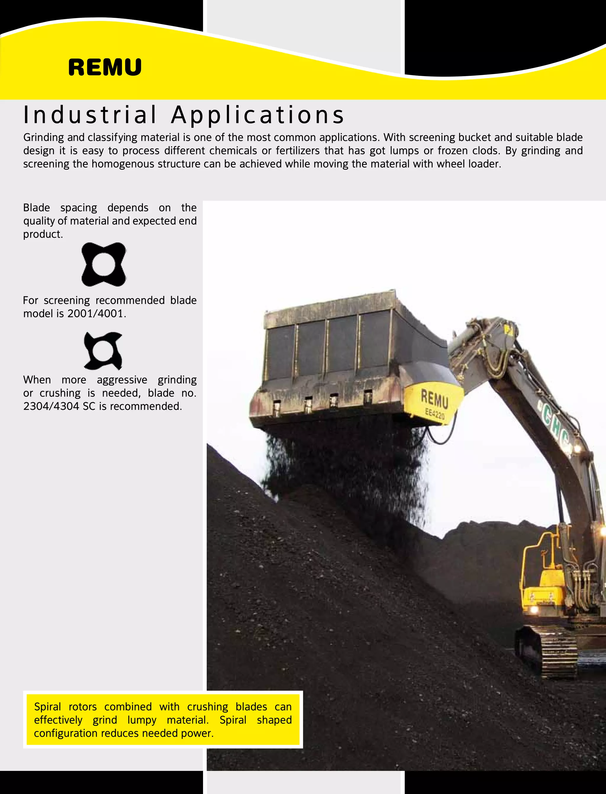 Remu Screening Bucket Brochure | PDF