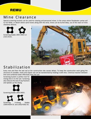 Remu Screening Bucket Brochure | PDF
