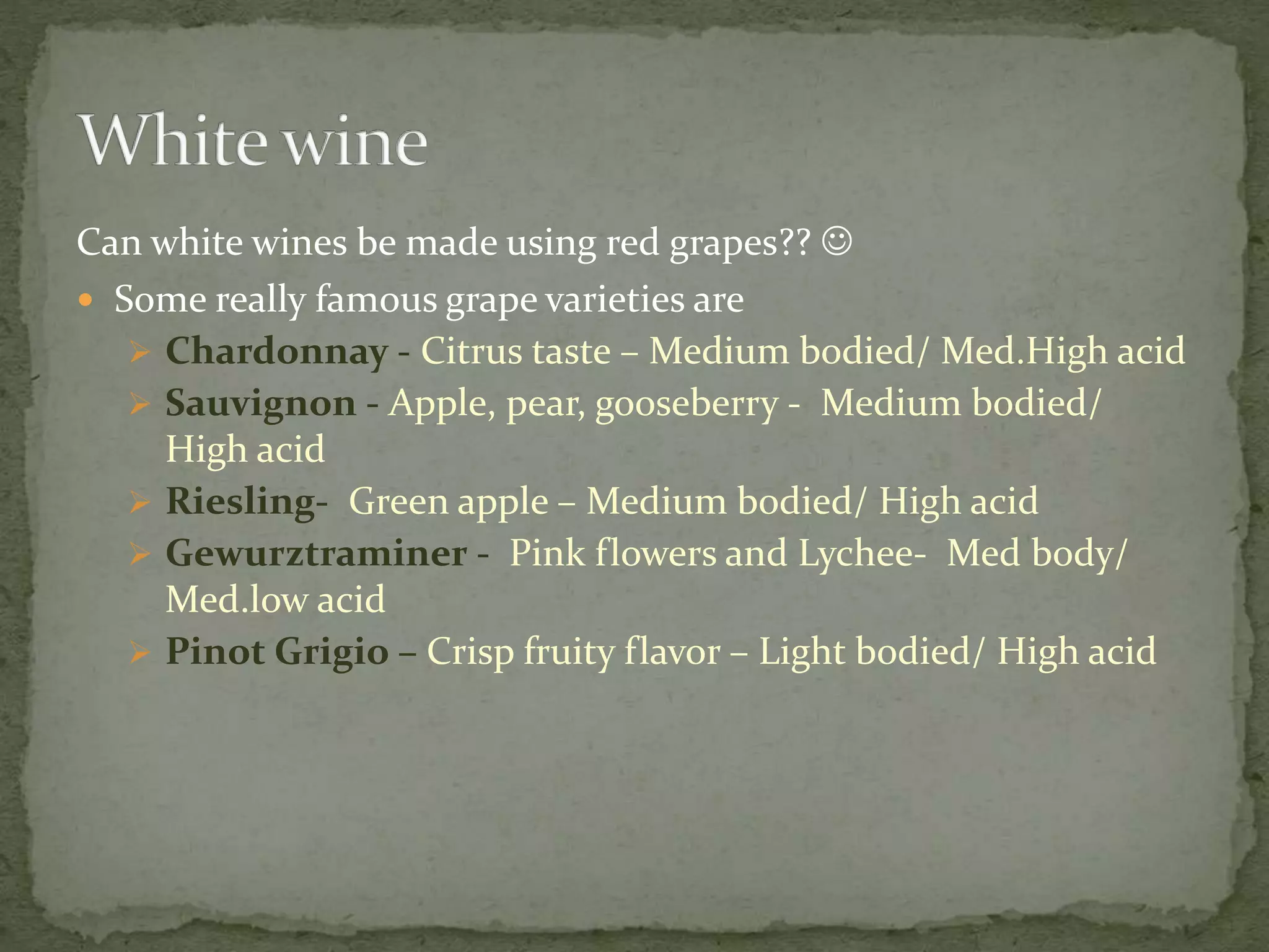 BASIC WINE TRAINING | PPTX