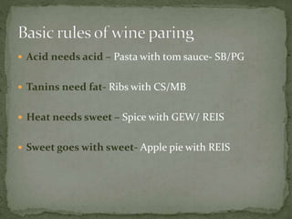 BASIC WINE TRAINING | PPTX