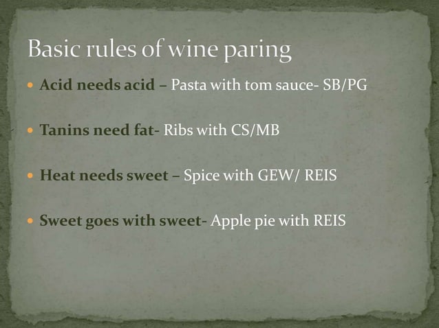 BASIC WINE TRAINING | PPTX | Alcoholic Beverages | Food & Drink