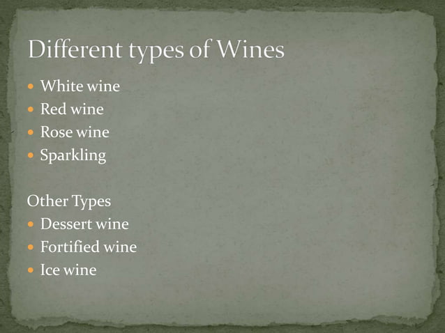 BASIC WINE TRAINING | PPTX | Alcoholic Beverages | Food & Drink