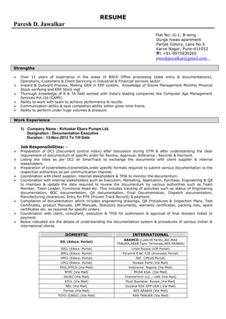 Paresh Resume | PDF