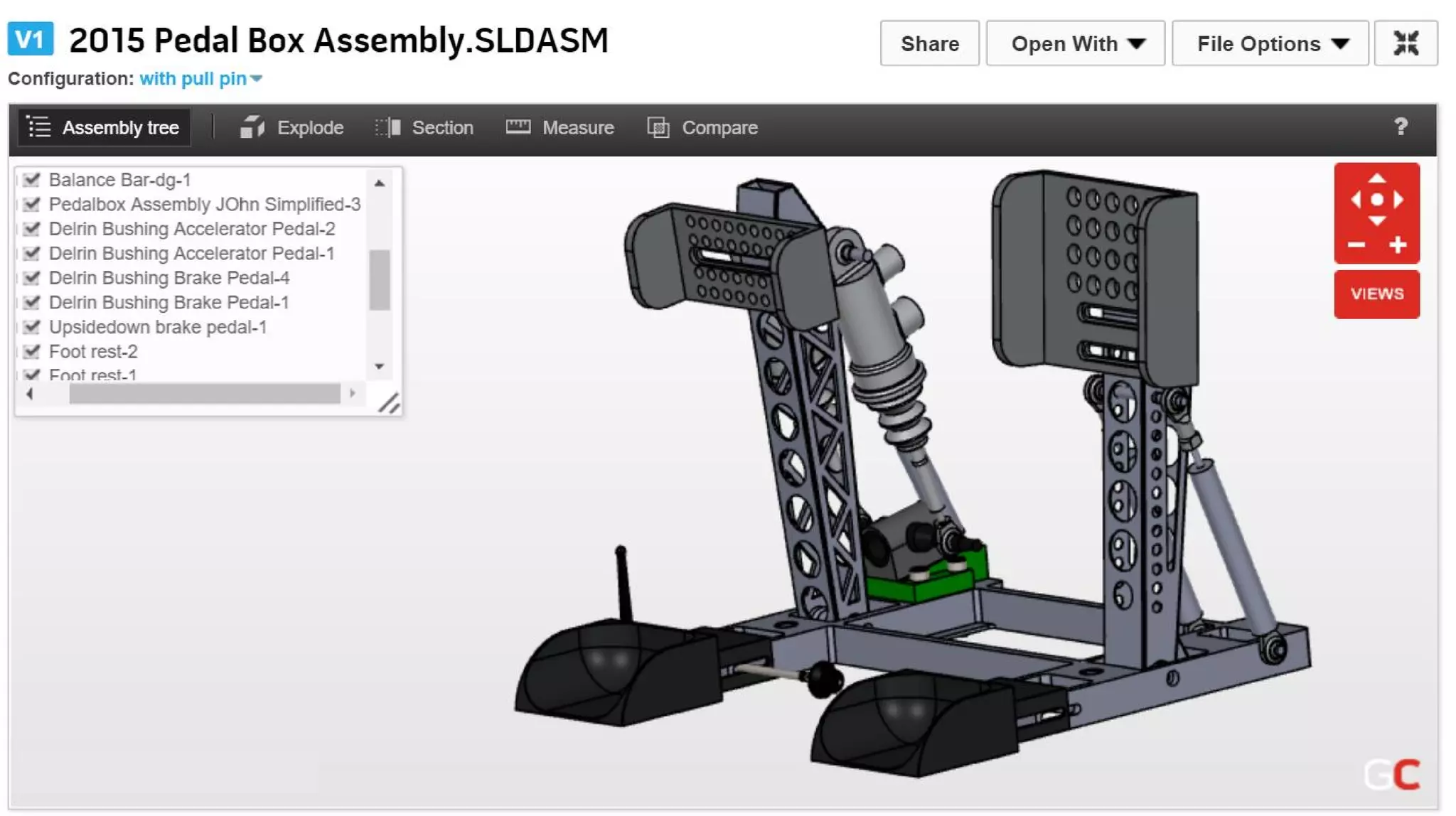 GrabCad Pedal Box Assembly | PPT