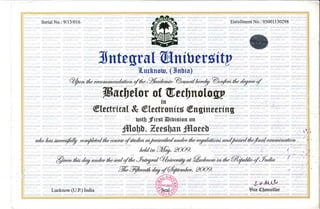 Degree Front Page | PDF