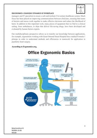 ERGONOMICS Assignment Final | PDF