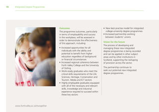 Integrated Degree Programmes | PPT