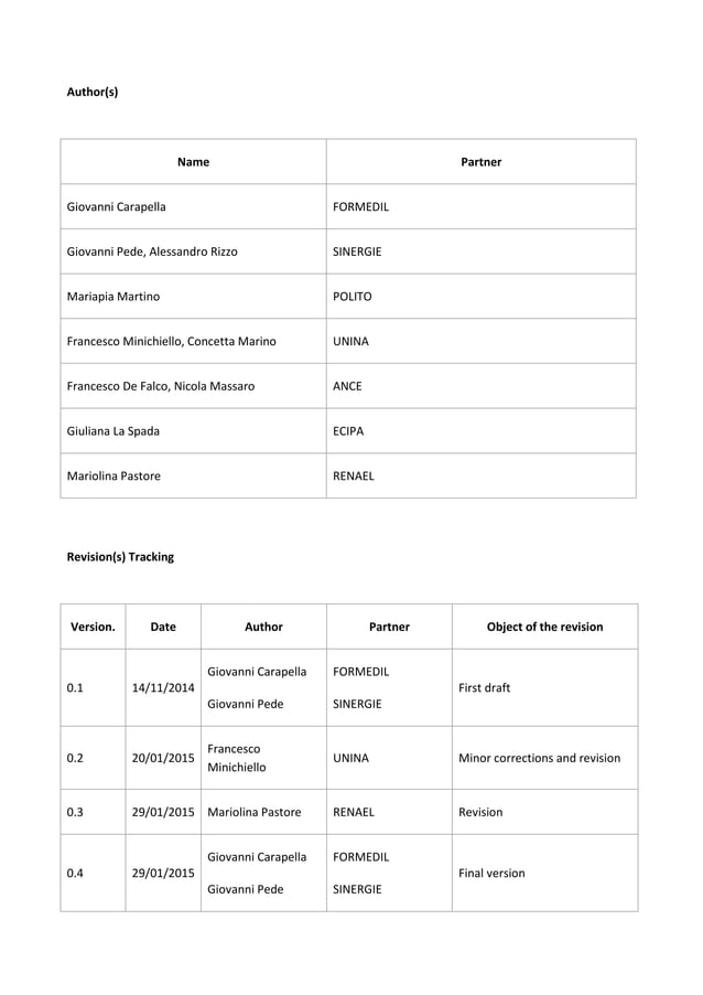 D7.1 Common performance indicators_DEF | PDF