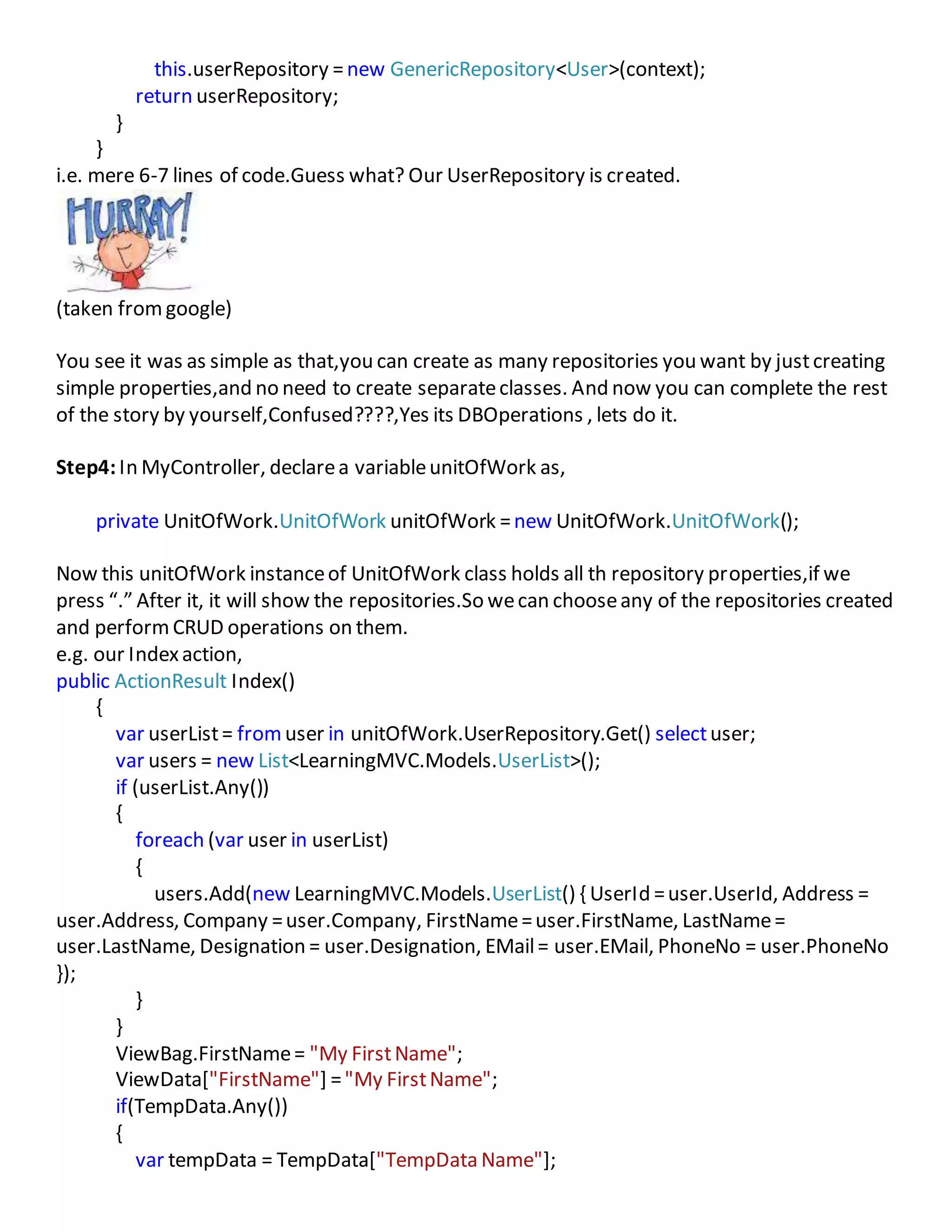 Generic Repository Pattern In Mvc3 Application With Entity Framework Pdf