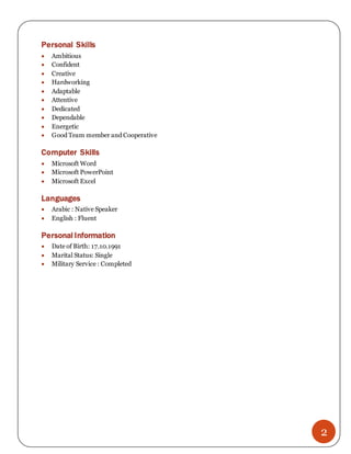 CV - Omar Labib Aly - 2015 | PDF