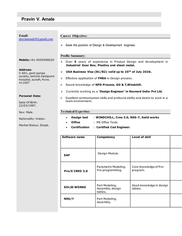 Pravin+design+engineer | PDF