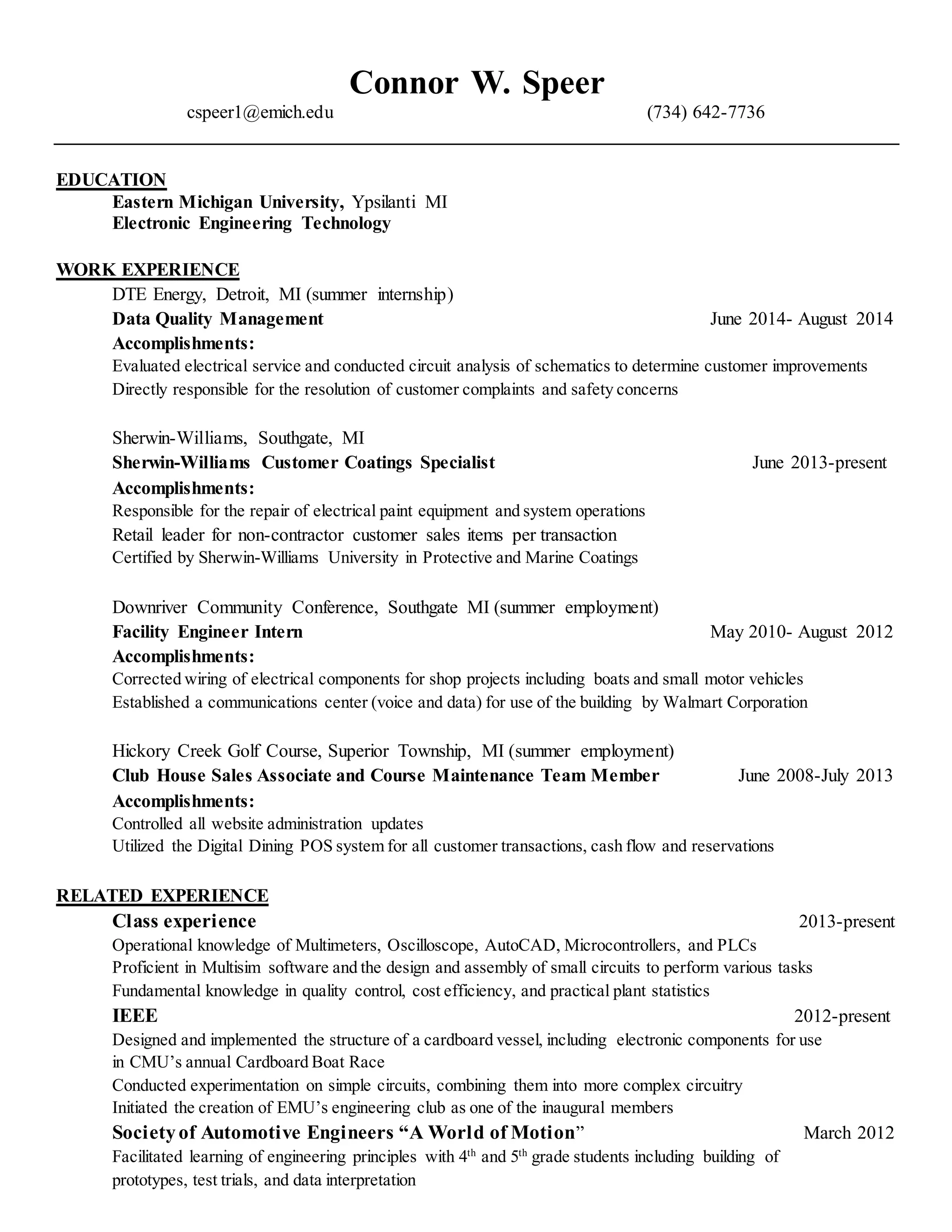 Connor Speer Resume | DOCX