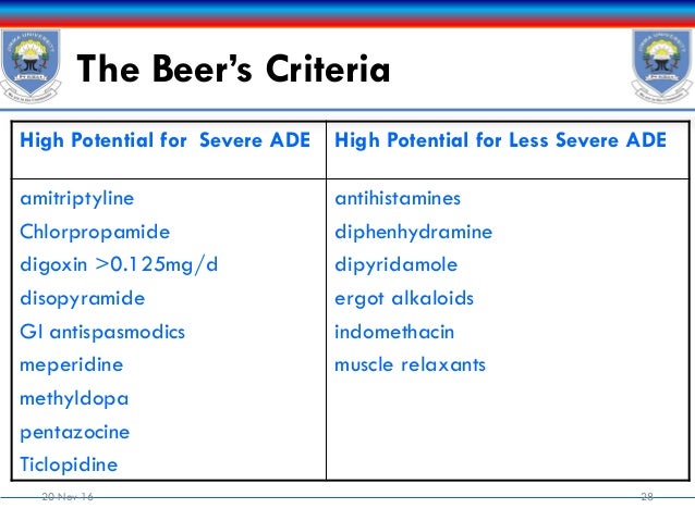 Drug therapy- Geriatrics