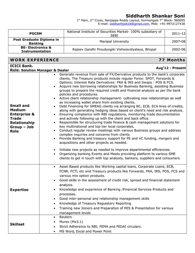 Siddharth_Resume | PDF