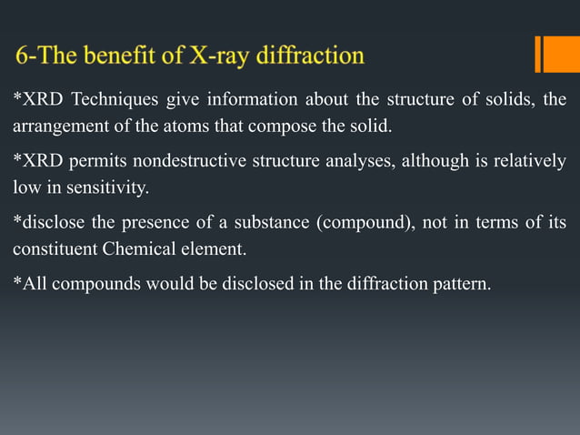 principles of xrd | PPTX