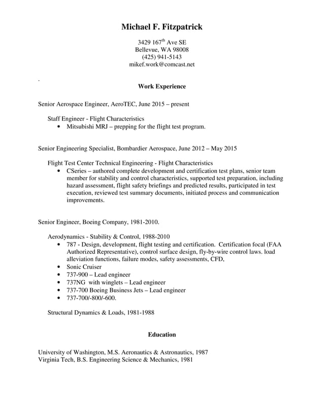 MichaelFitzpatrick_resume | PDF