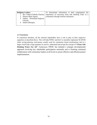 Pader SCAP100 Stakeholder Engagement Report | DOC