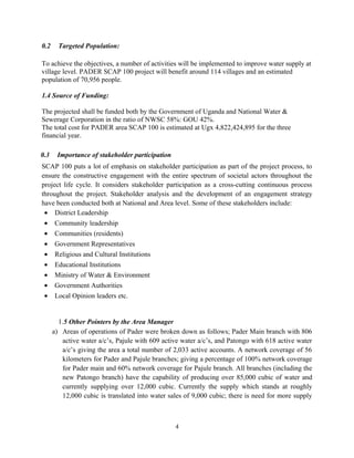 Pader SCAP100 Stakeholder Engagement Report | DOC