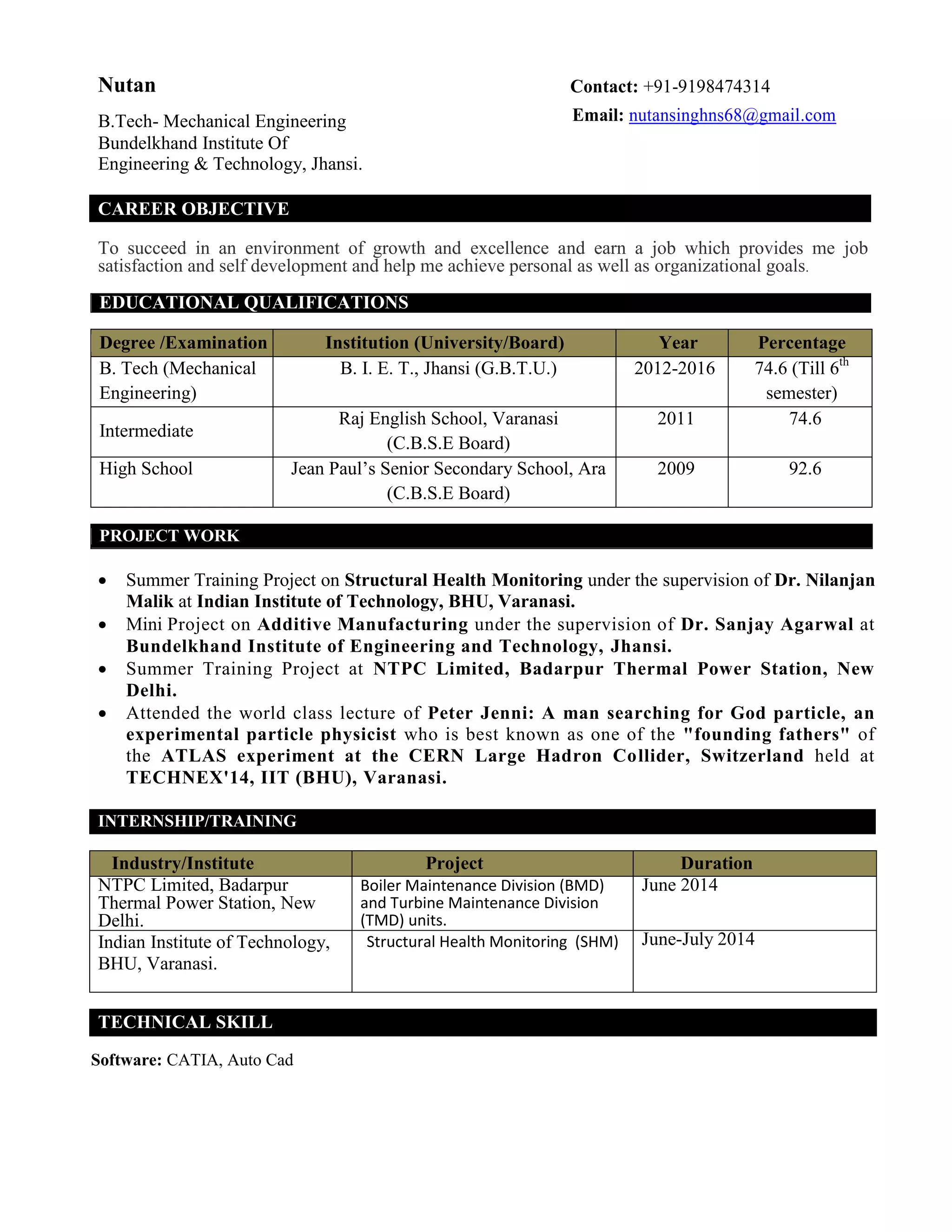 final resume | PDF | Free Download