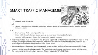 AI & IoT in the development of smart cities | PPTX