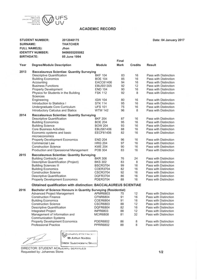 Academic Record | PDF
