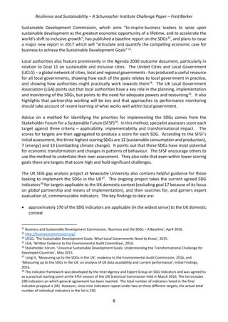 Nov 2016 Resilience and sustainability Challenge Paper | PDF | Environment | Science