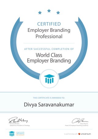 Certified Employer Branding Professional | PDF