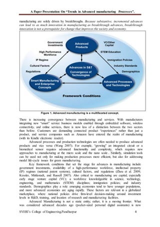Trends in Advanced Manufacturing | DOCX