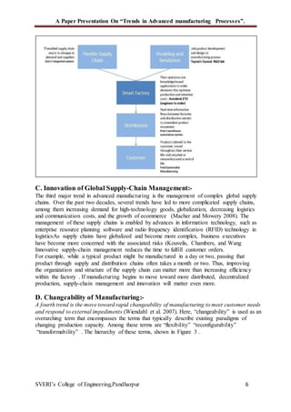 Trends in Advanced Manufacturing | DOCX