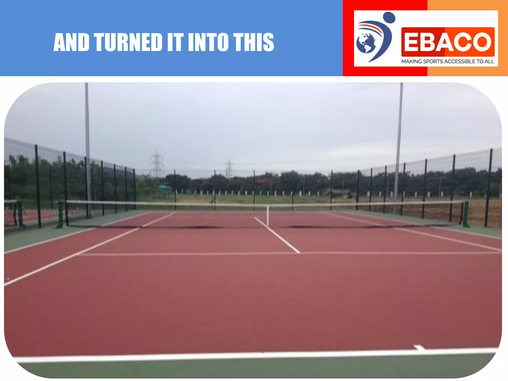 Ebaco tennis court preparation | PDF
